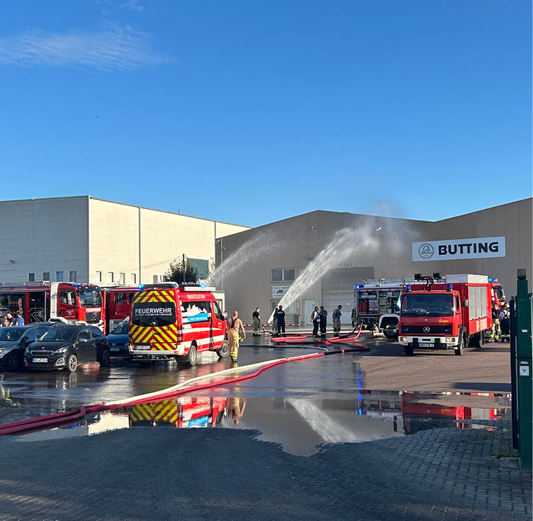 Erfolgreiche Störfallübung bei BUTTING Könnern | BUTTING